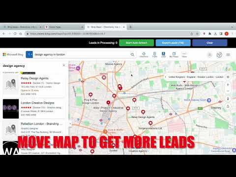 How to use Bing Maps Scraper to generate Local B2B Leads