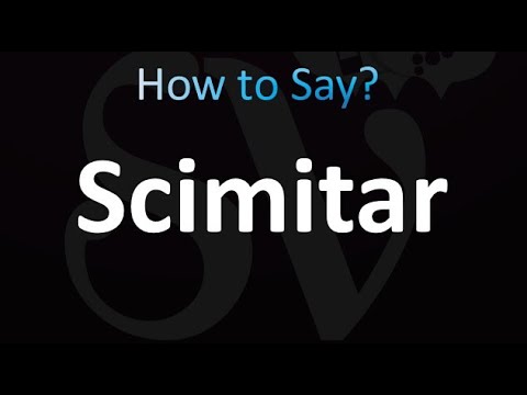 How to Pronounce Scimitar (correctly!)