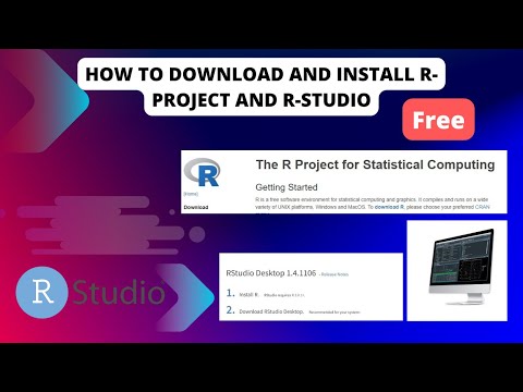 How to download and install R-project and R-studio on windows 11/10
