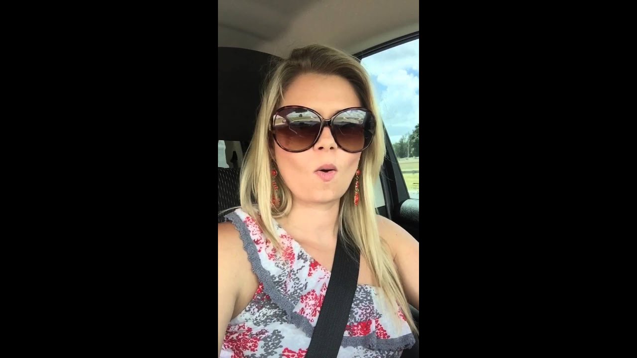 Kurt and Jannah singing Boys round here Blake Shelton on the way home from TVAF