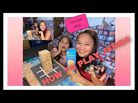 HOW TO PLAY JENGA GAME #STRATEGY GAME #BUILD GAME