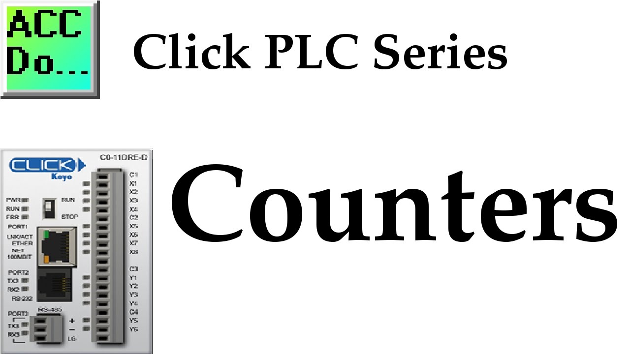 Programming Click PLC Counters with Ladder Logic