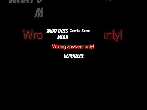 what does the world's most hated text font mean??