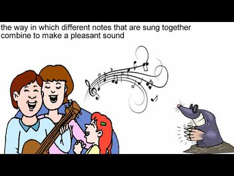 harmony meaning | Vocabulary for Kids | Children's Dictionary | Learn English Vocabulary