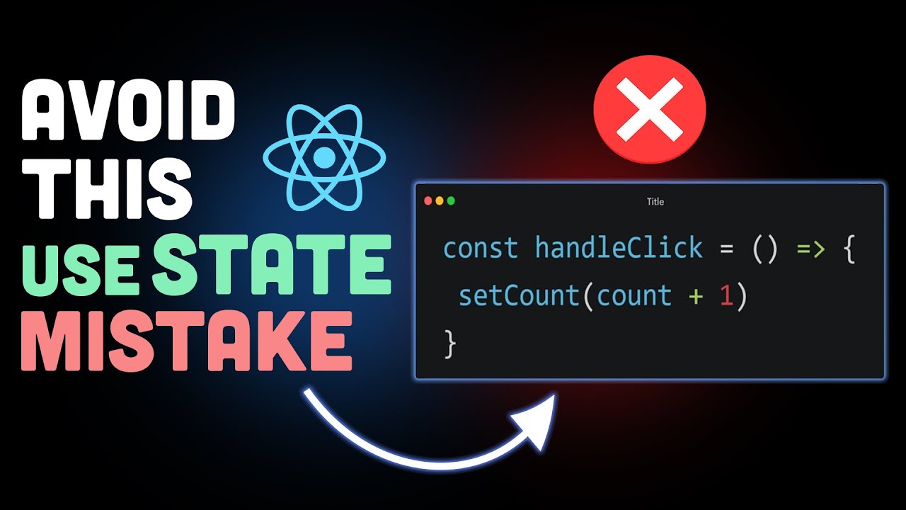 State updates aren't immediate in react js (Please avoid this mistake)