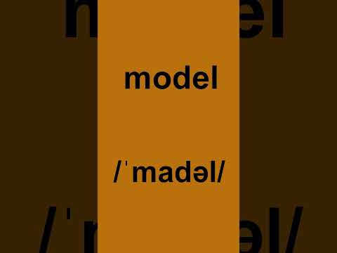 How to pronounce "model" in American English #americanpronounce #americanenglish #pronouncecorrectly