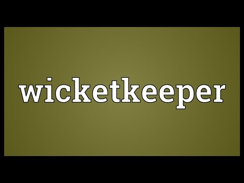 Wicketkeeper Meaning