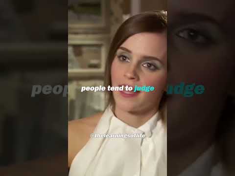 Love the imperfections of people | Emma Watson