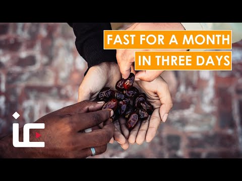 How to fast a whole month in THREE DAYS | Islam Channel
