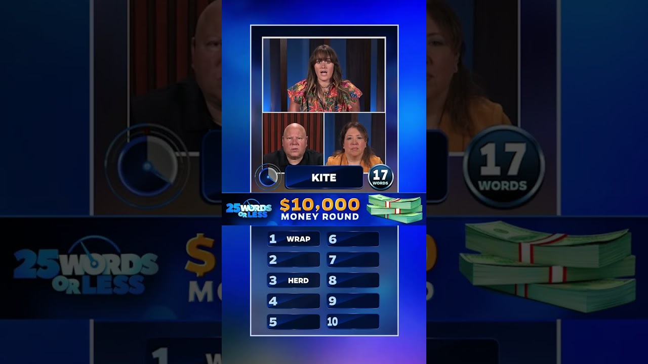 Will they wrap this up… or lose the rhythm? #25wordsorless #gameshow