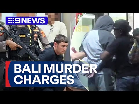 Three Australian men charged with murder in Indonesia | 9 News Australia