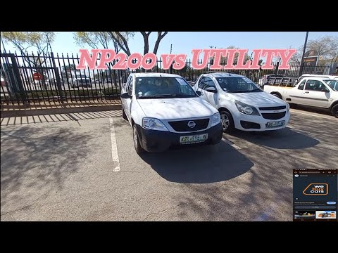 Nissan NP200 vs Chevrolet UTILITY #nissan #automobile #cheapcars #johannesburg #webuycars