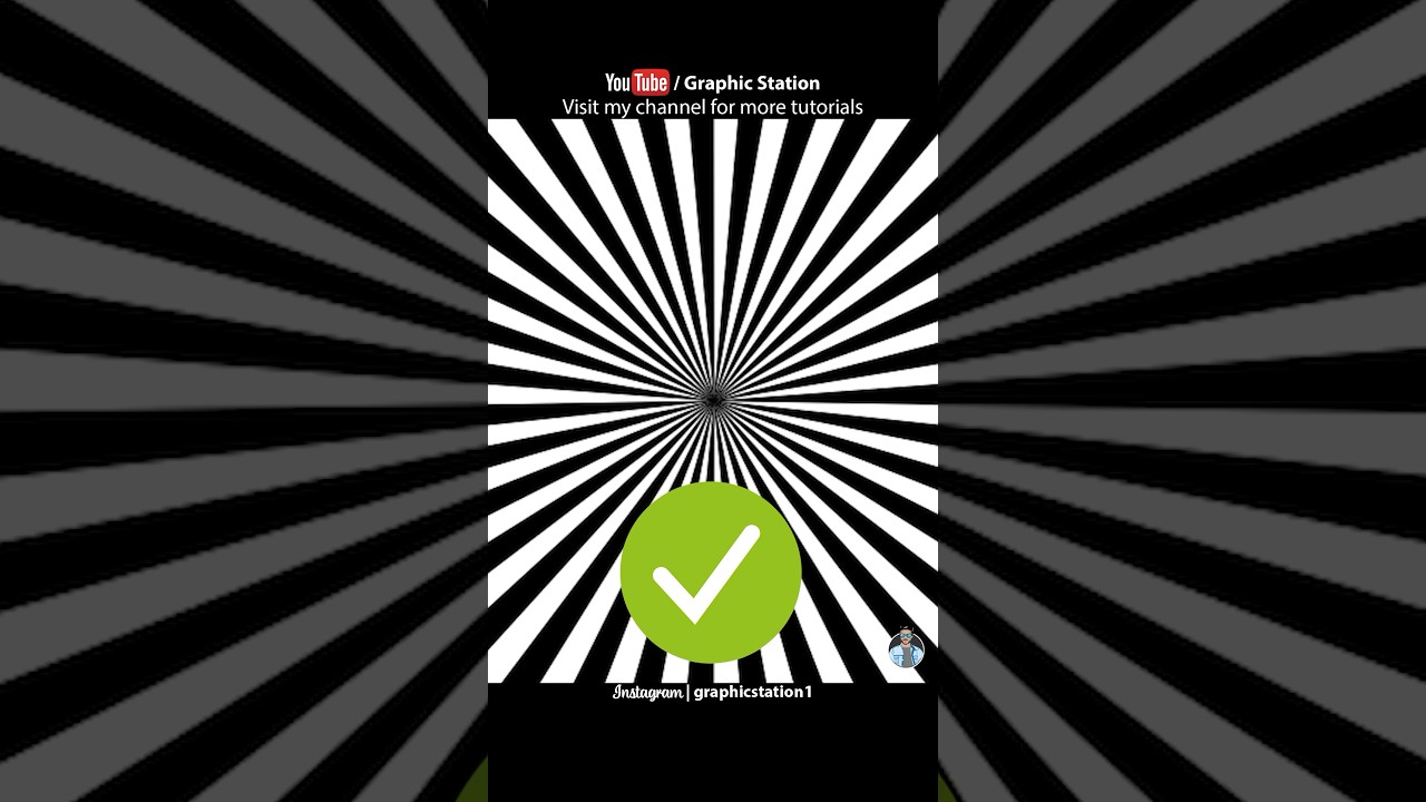 Creating a Stunning Sunburst Effect in Adobe Illustrator #shorts