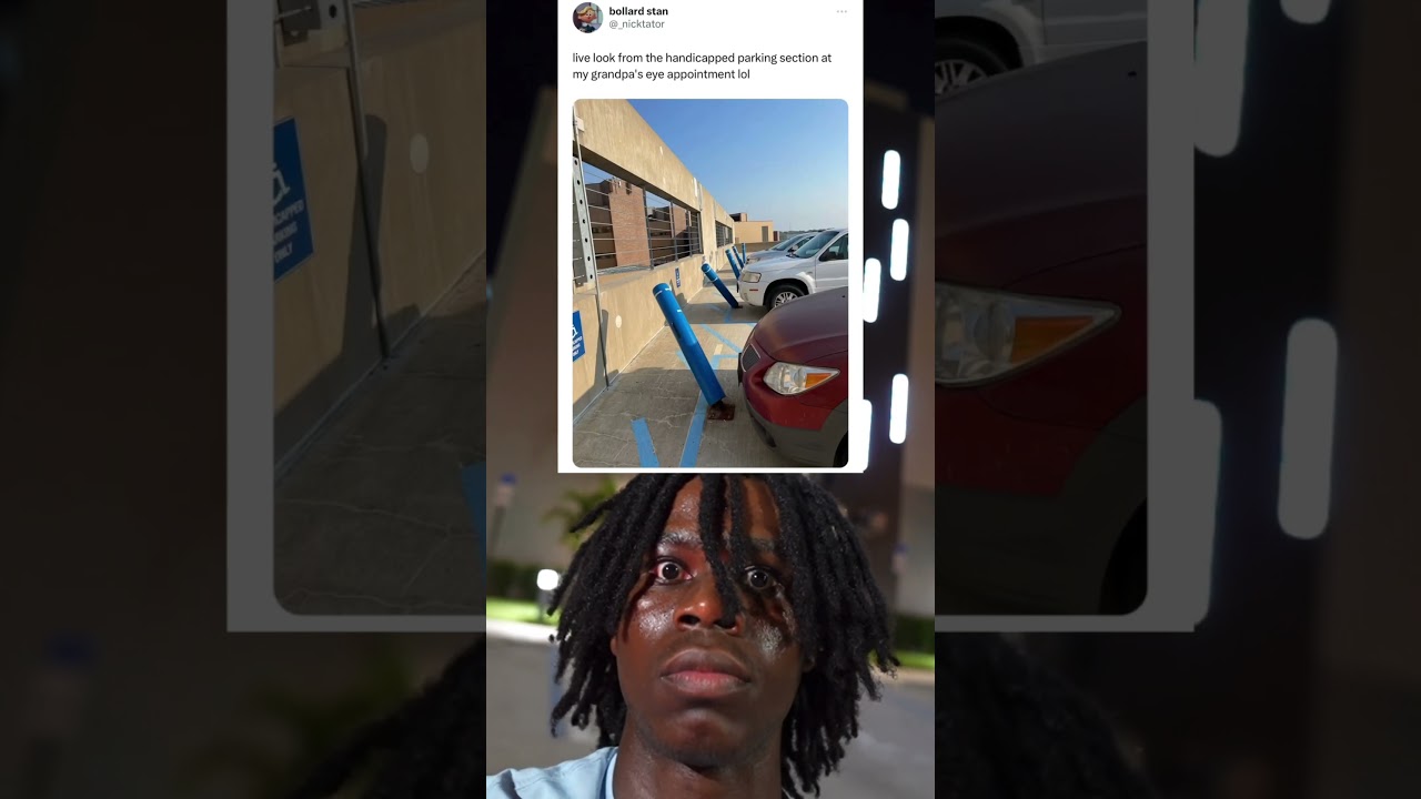 live look from the handicapped parking section at my grandpa's eye appointment lol