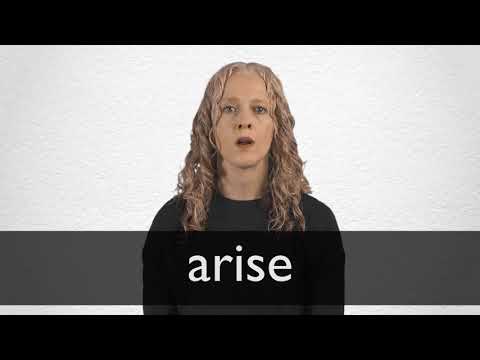 ARISE definition and meaning | Collins English Dictionary