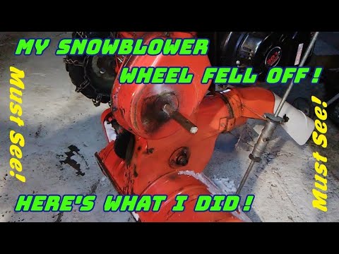Snow blower repair with a Harbor Freight Welder Simplicity Snowblower