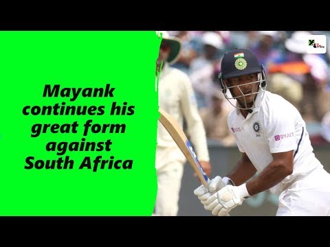 Watch: Mayank Agarwal continues his supreme form, hits a century in Pune