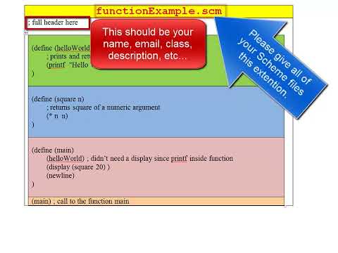 1 - The Scheme file Setup