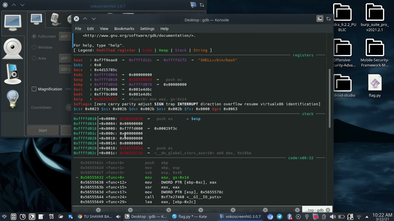 basic stack overflow ctf challenge solved :)