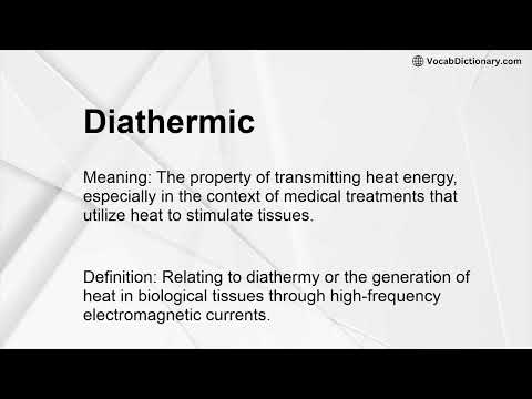 Diathermic Meaning