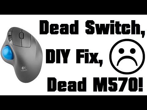 M570 Button Switch Fault Problem / Fix / How NOT to do it!