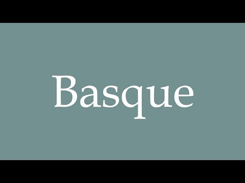 How to Pronounce ''Basque'' Correctly in French