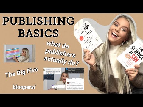 PUBLISHING BASICS | What is Publishing? | Types of Publishing, The Big 5, Departments in Publishing