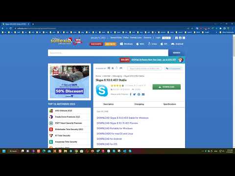 How to download and install Skype 8.93.0.403 Stable