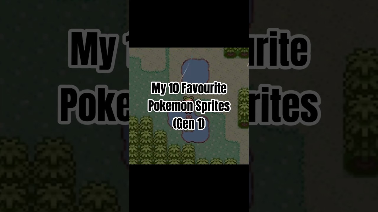My 10 Favourite Pokemon Sprites (Gen 1) #Pokemon #Pokémon #FYP #ForYou #Shorts #Sprites #RPG