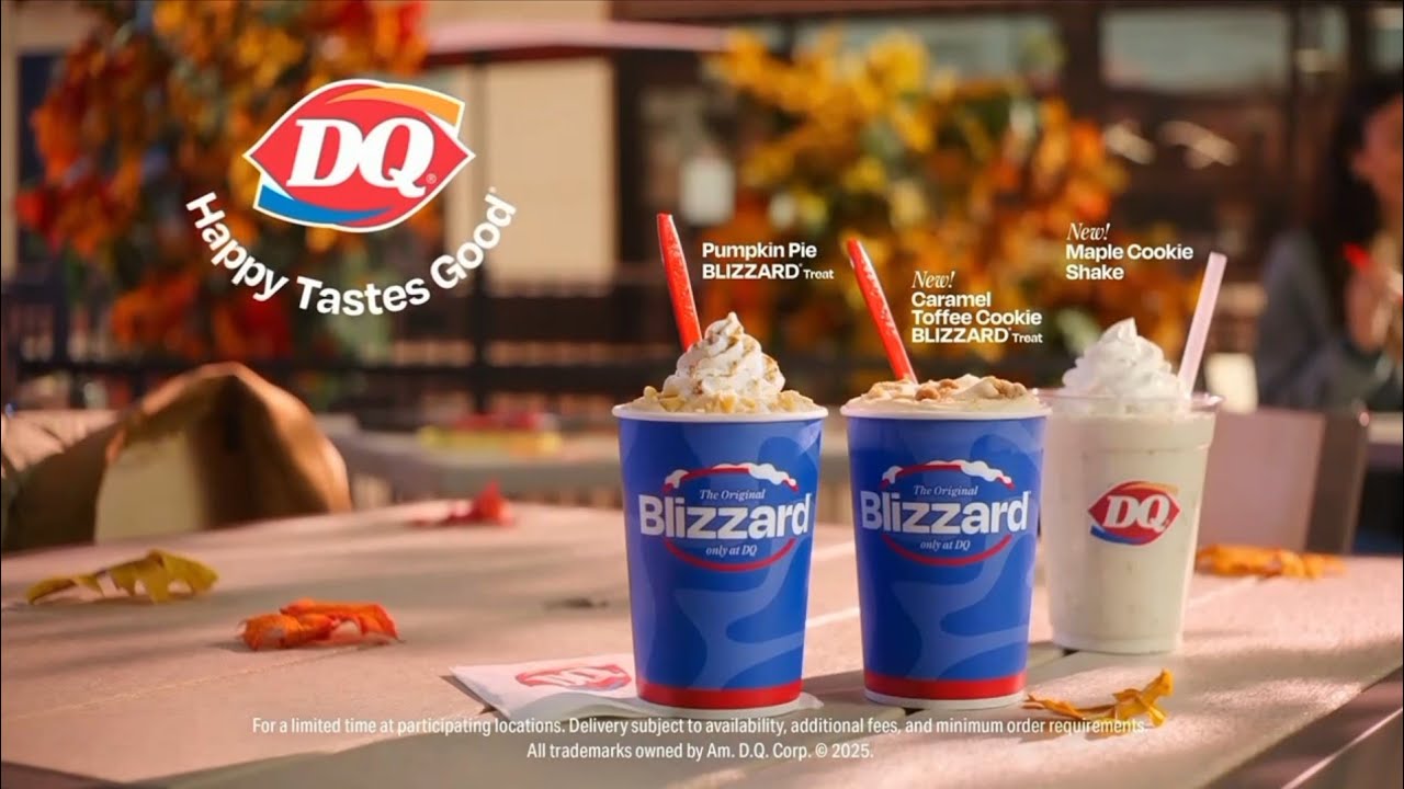 Dairy Queen Fall Treat Menu Commercial (2025)