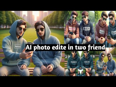 Best Friends ai photo Editing | bing Image creator tutorial | ai Image generator | bing ai
