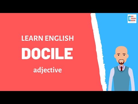 Docile | Meaning with examples | My Word Book