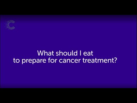 What should I eat to prepare for cancer treatment? | Cancer Research UK