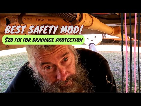Make Your Travels Safer With This Simple Hack! || A $20 Mod To Save Your Drainage System