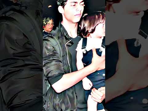 Aryan Khan With little brother Abram khan 🔥💯! Shahrukh Khan Son's💥❤️#srk #son#pathan #shorts