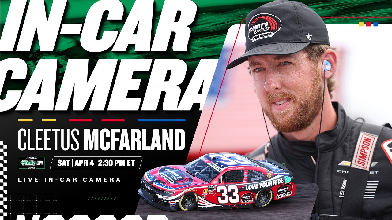 Cleetus McFarland’s O’Reilly Series Debut: Live In-Car Camera at Rockingham