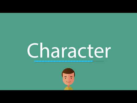 How to pronounce Character