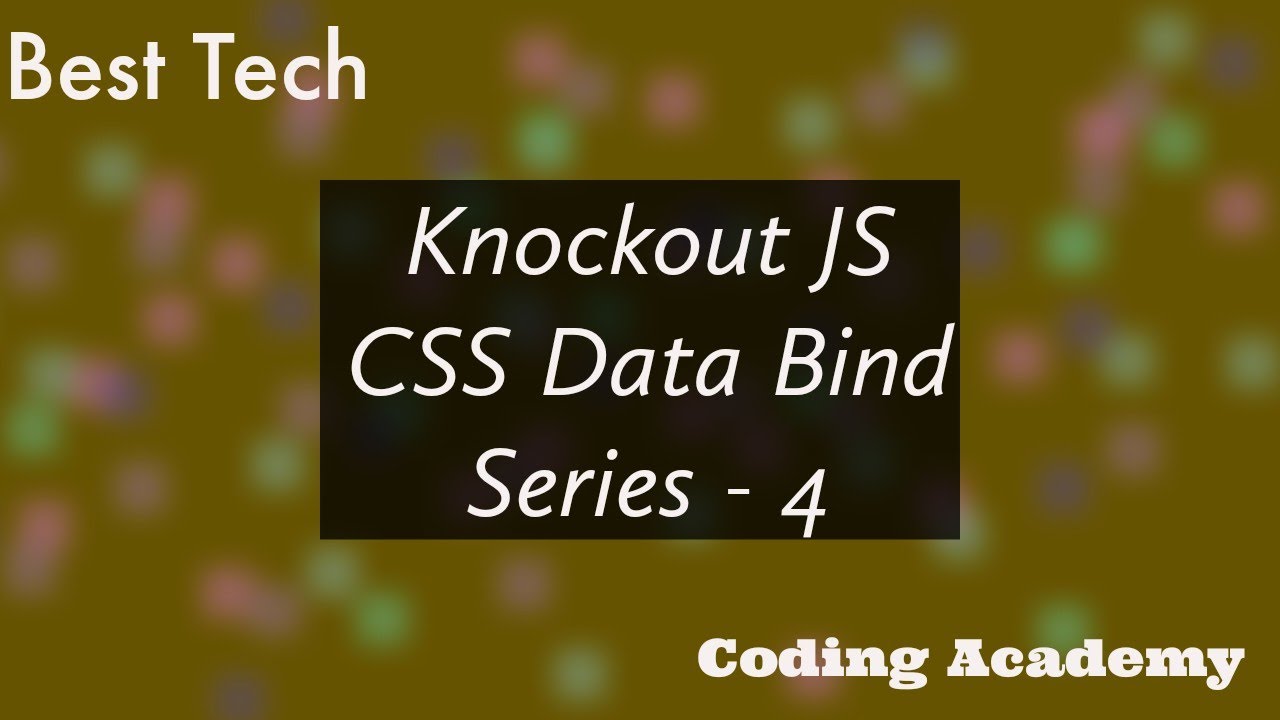 Knockout JS Mastering : CSS Data bind