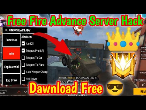 free fire advance saver hack mod menu ob47 update download free ๐๐