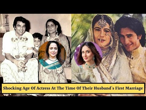 Shocking Age Of Actress At The Time Of Their Husbands First Marriage