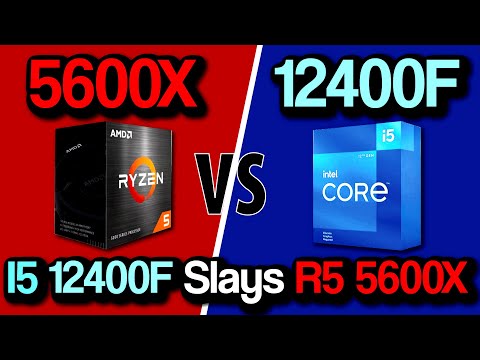 Core i5 12400F Slays AMD Ryzen 5 5600X & Faster Than i7 11700K | 12900k vs 5900x | 12400f vs 11700k