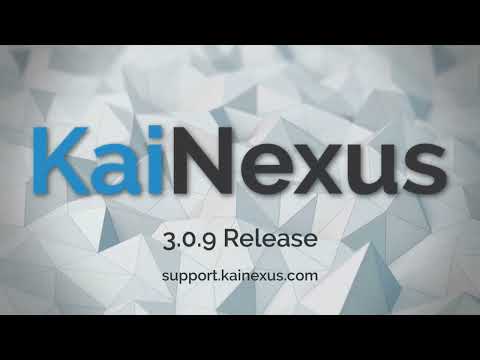 KaiNexus Release 3.0.9