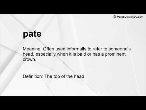 pate Meaning