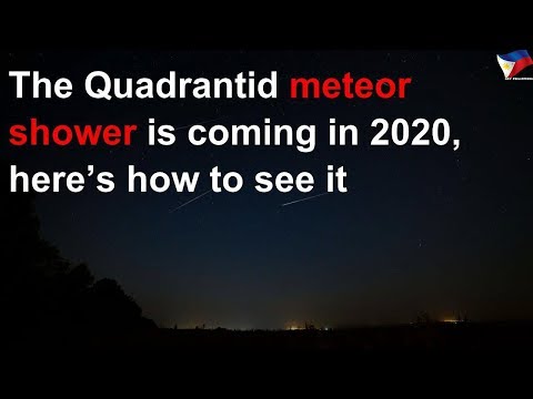 The Quadrantid meteor shower is coming in 2020, here’s how to see it