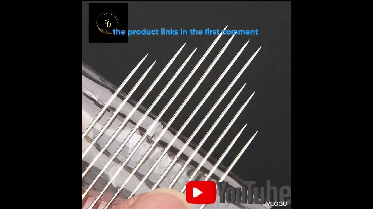 12/24Pcs Blind Sewing Needles Elderly Big Hole #youtubeshort #viralvideo #shaheen #digital #tips