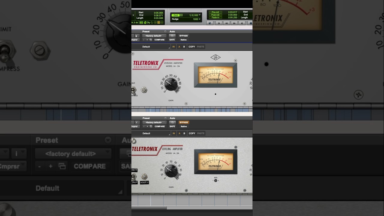 Does this compressor suck? UAD LA-2A vs LA-2A Silver