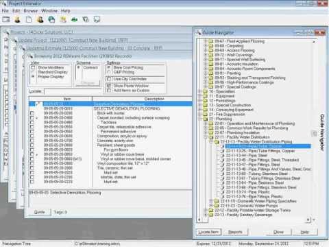 Training 107 - Searching RSMeans with the Navigation Tree