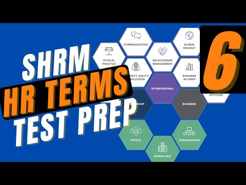 SHRM - HR Terms Explained - SHRM CP & SCP - Part 6