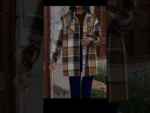#FashionDeals #FallFashion #PlaidPrint #WomenStyle #ShirtCoat #Discounts