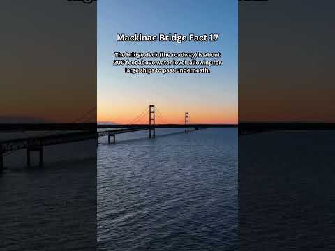 Mackinac Bridge Fact 17 #Michigan #Mackinac #Learning #interesting #history